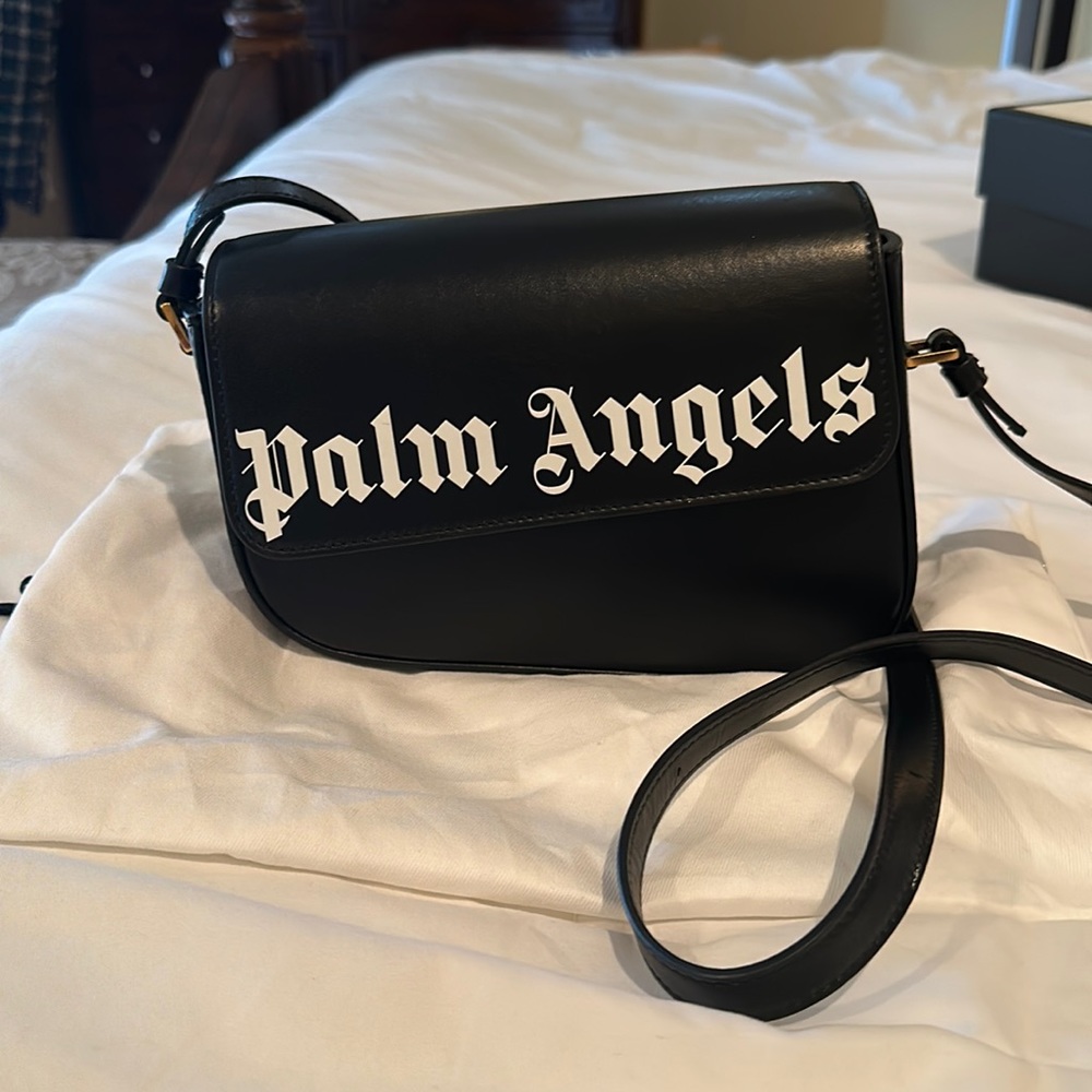 Palm Angles Crash Logo Asymmetric Flap Shoulder Bag - Gem